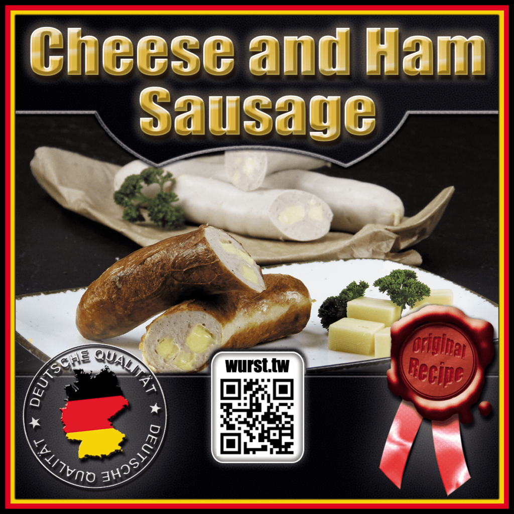 Cheese & Ham Bratwurst (4pc) – Wurst.tw